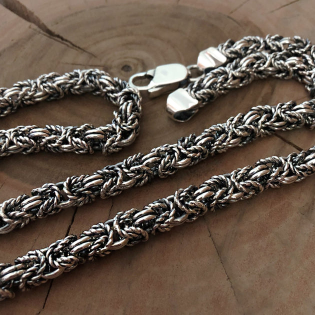Sterling silver Valkyrie Fox tail chain – GameFanCraft Workshop LLC