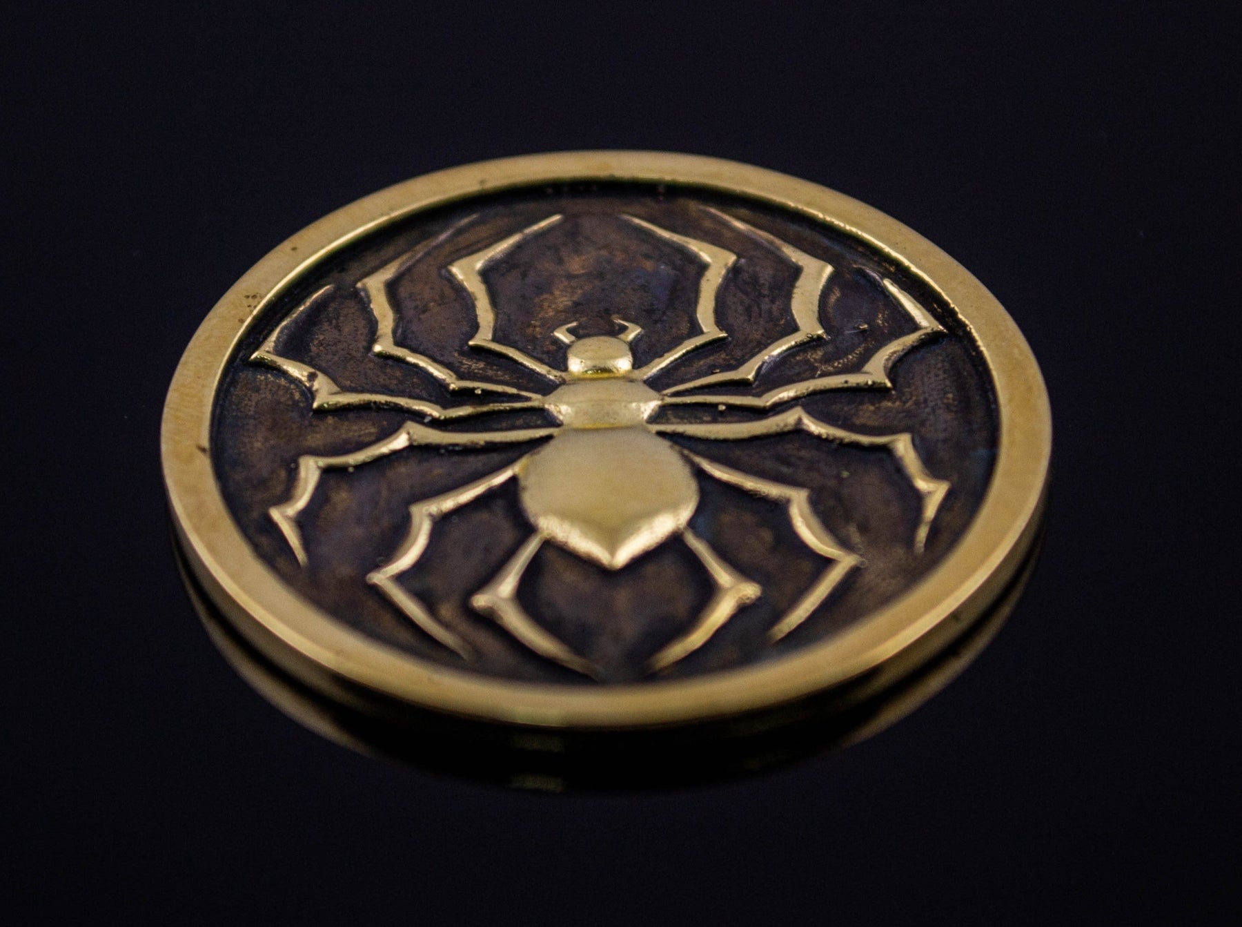 Brass and Silver Anime Two-sided Spider Coins - Limited Edition ...